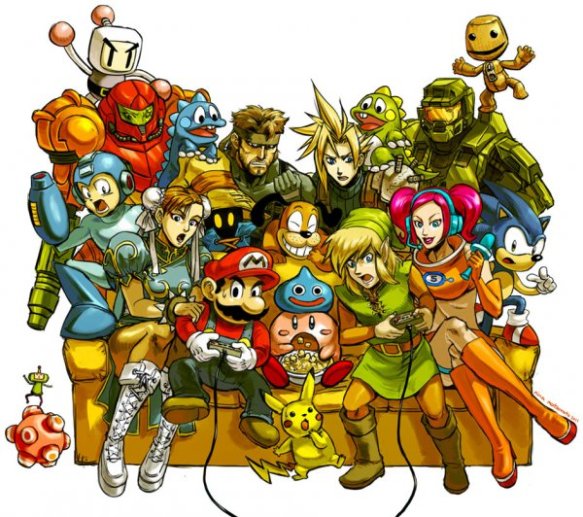 Cartoon Video Game Characters